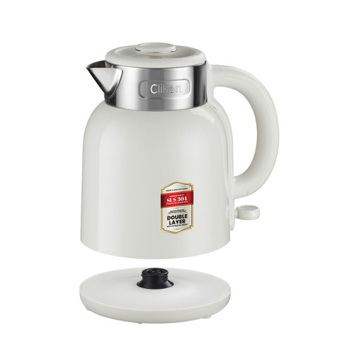CLIKON Double Wall Electric Stainless steel Heating plate Kettle -CK5149