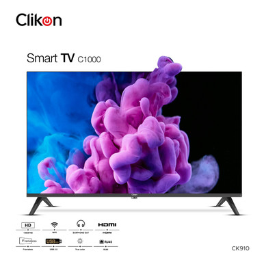 32 Inch Frameless Onyx HD Smart LED TV With Remote Control, HDMI And ...
