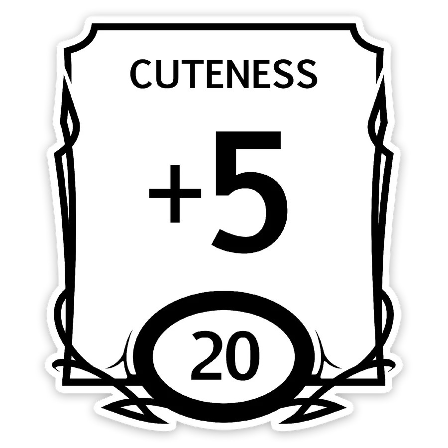 Forged Gaming: Vinyl Sticker: Cute Stat Block - Game Goblins