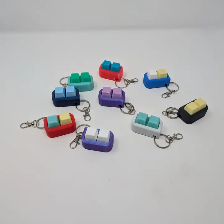 Mechanical Fidget Clicker Keychain - Game Goblins