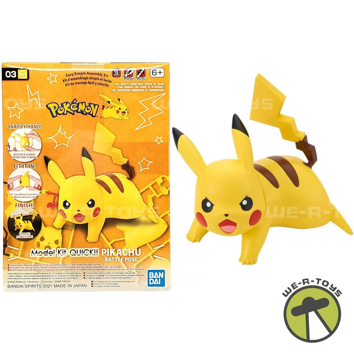 Pokemon Model Kit: Pikachu (Battle Pose) - Game Goblins