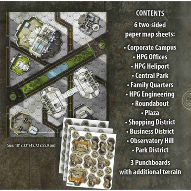 BattleTech: Map Pack: City - Game Goblins