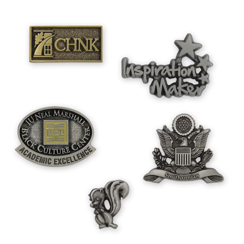 U.S.A. Made Pewter Lapel Pins