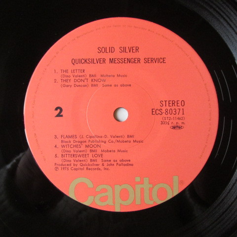 Quicksilver Messenger Service - Solid Silver - Footscray Records || we ...