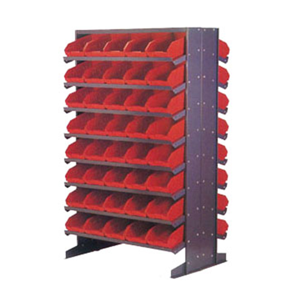 Double Sided Tote Bin Racks - SJF Material Handling Online Store