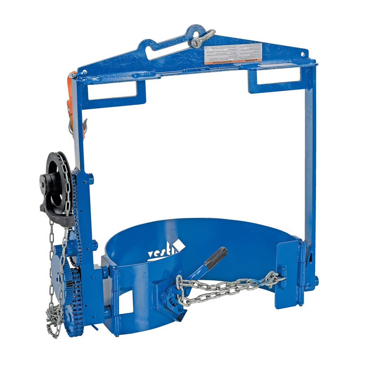 Hoist Mounted Drum Carriers/Rotators - SJF Material Handling Online Store