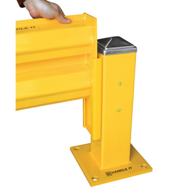 Guard Rail Columns Lift Out Adapters - SJF Material Handling Online Store