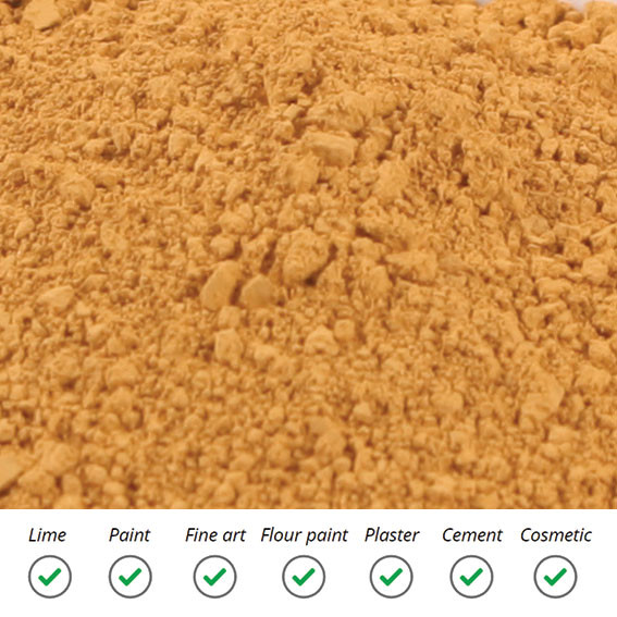 Coloured Earth Pigments - Natural Pigments, Oxides & Powders