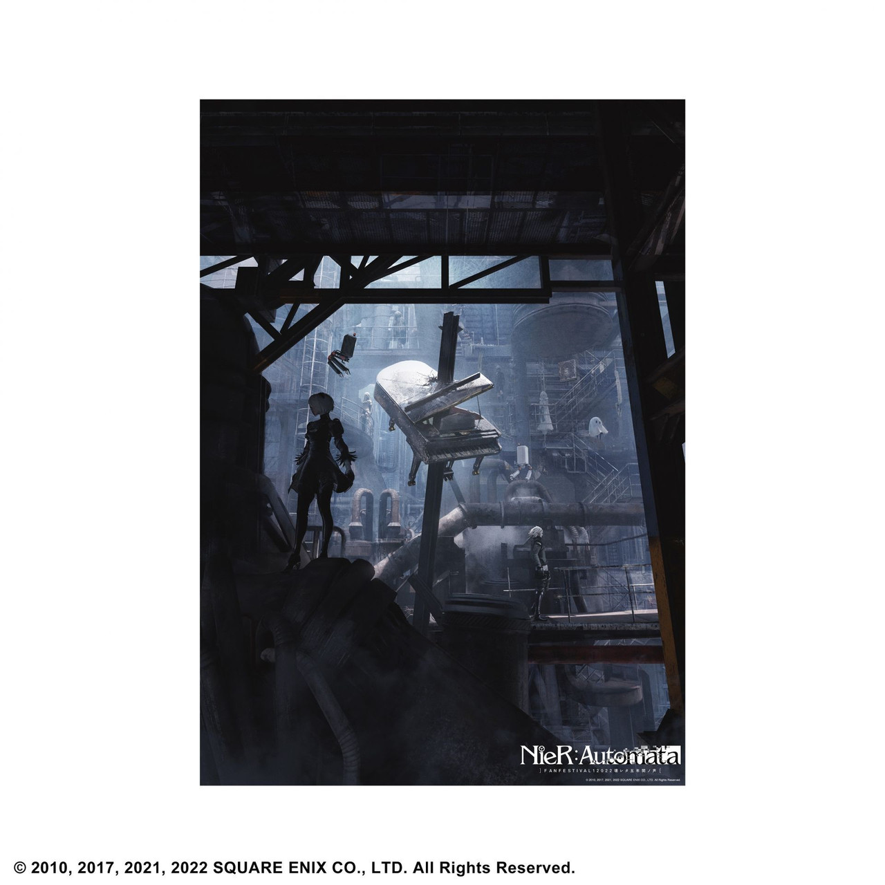 NIER:AUTOMATA FAN FESTIVAL 12022: VOICES FROM THE VERGE A3 CLEAR POSTER ...