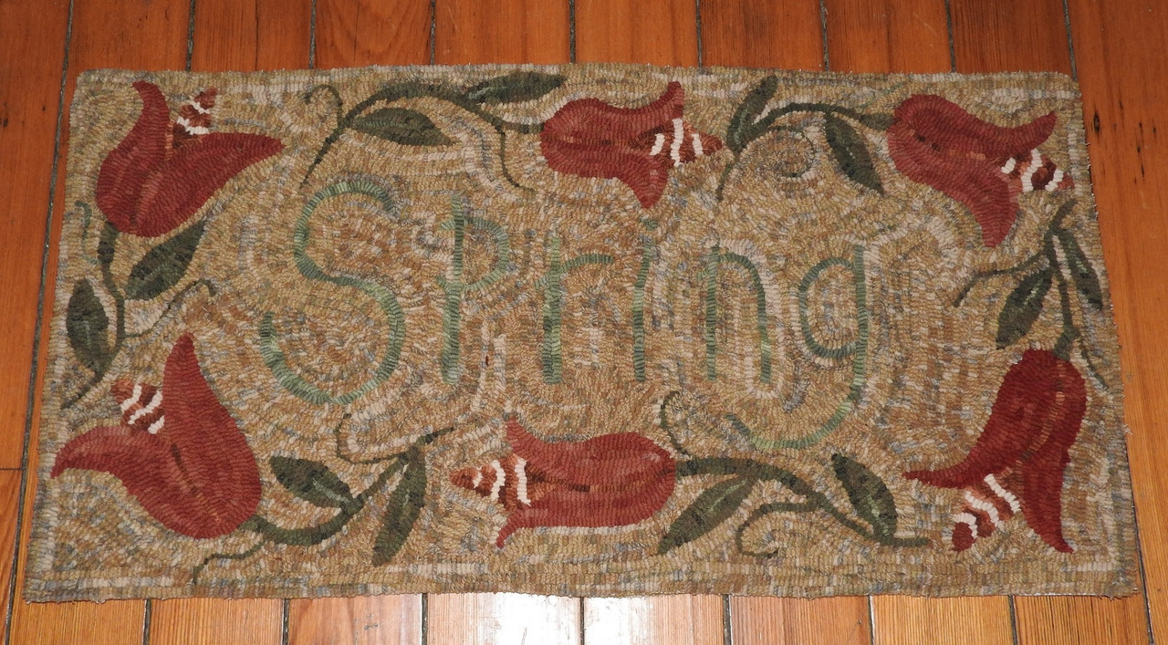 Summer BOHO Rug Hooking Pattern or Kit