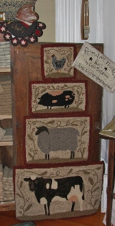 Farm Friends Series: Pig Rug Hooking Pattern
