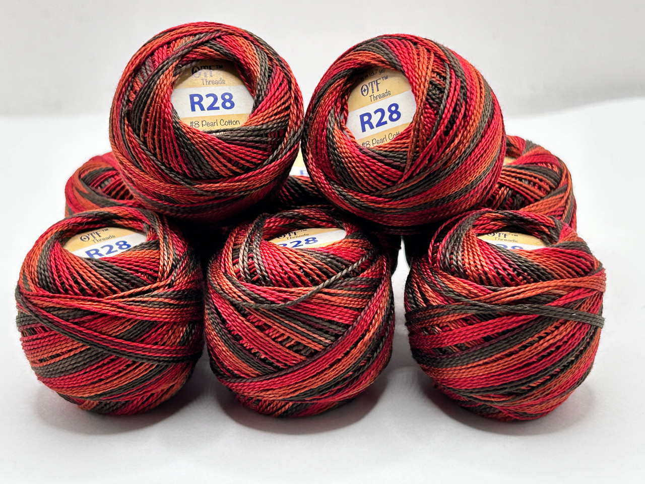 R28 Bold Red ~ OTF Threads™️ #8 Pearl Cotton