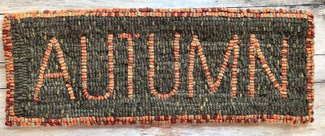 Words Matter Series ~ Autumn Rug Hooking Kit - The Old Tattered Flag