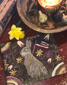 Bunny Beauty Punch Needle Pattern or Kit