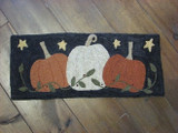 3 Pumpkins Rug Hooking Pattern