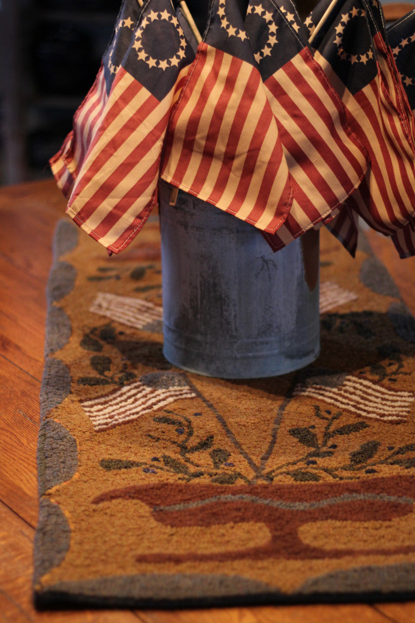 Patterns and Projects - Rug Hooking Patterns - Patriotic Rug Hooking ...