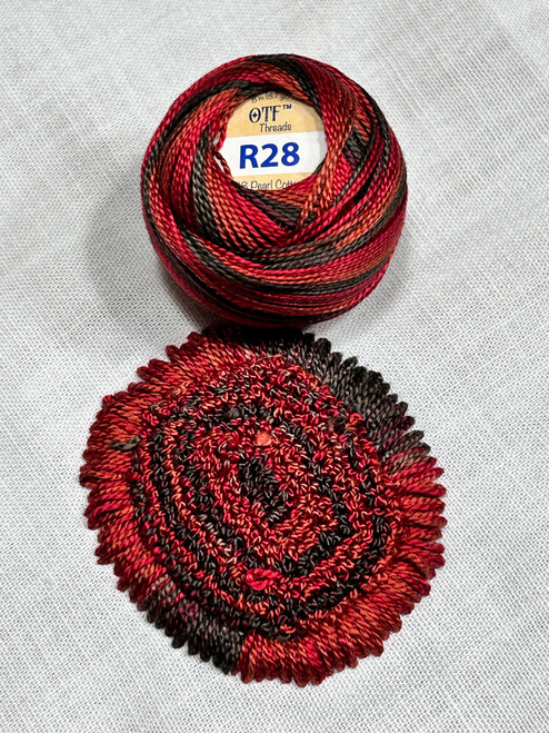 R28 Bold Red ~ OTF Threads™️ #8 Pearl Cotton