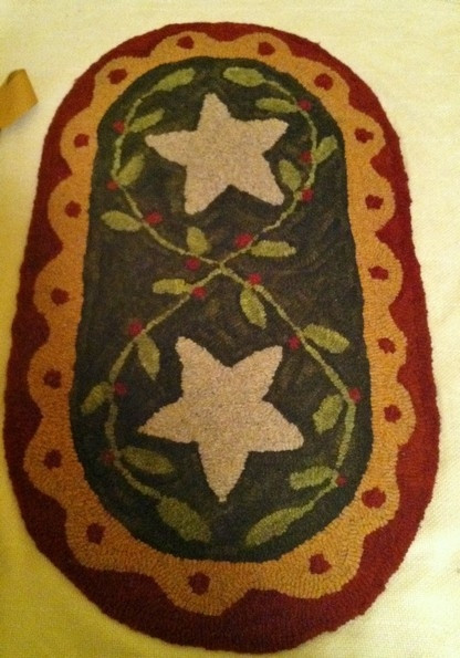 13 Stars Rug Hooking Pattern