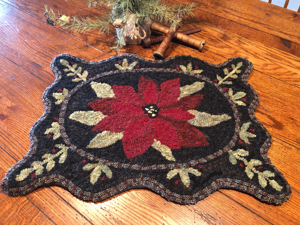 Festive Star Pillow Rug Hooking Kit