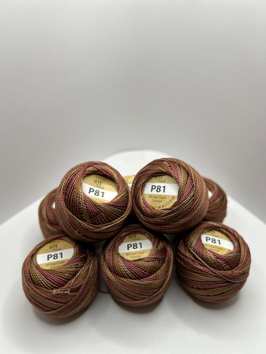 OTF Threads™️ #8 Pearl Cotton Variegated - BR73 - Grungy Tan