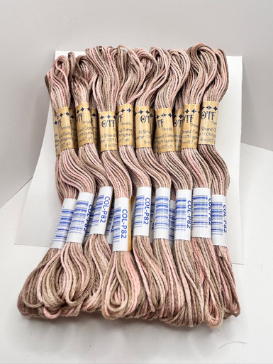 *New* OTF Threads™️ 6 Strand Floss Variegated - P82 - Muddy Pink