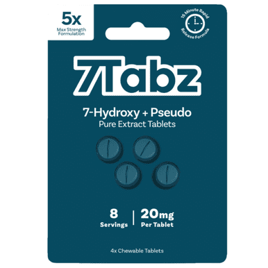 7 Tabz 7-Hydroxy + Pseudo 20mg 4ct Tablets 10ct Box: Buy Now