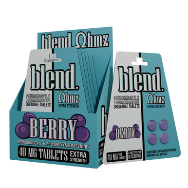 Blend 7-Hydroxy & Pseudo 40mg 4ct Tablets 5ct Box - Buy Now