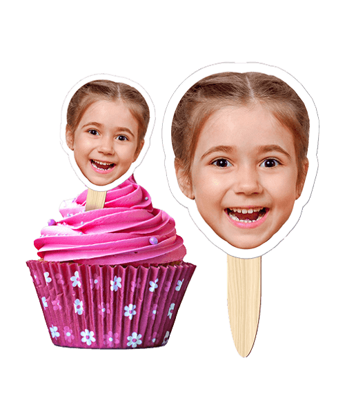Cupcake Topper | Build a Head