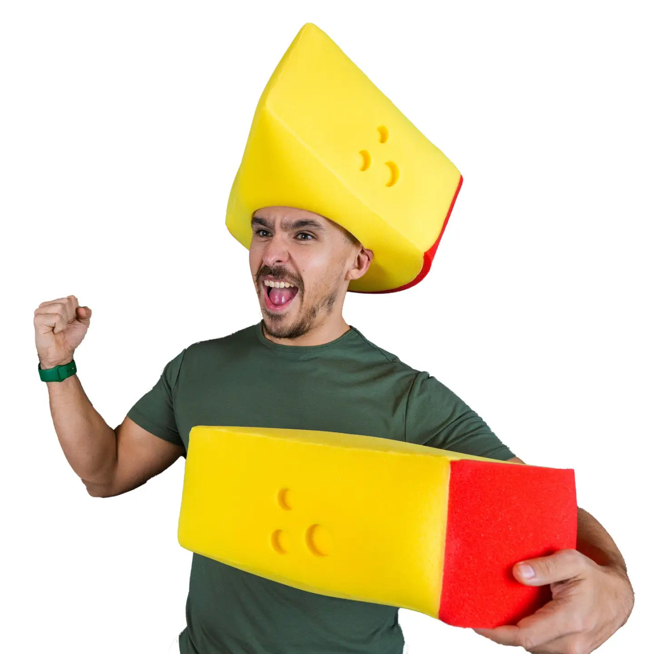 Foam Hat Green Bay Packers Cheese Head - Go Brazen
