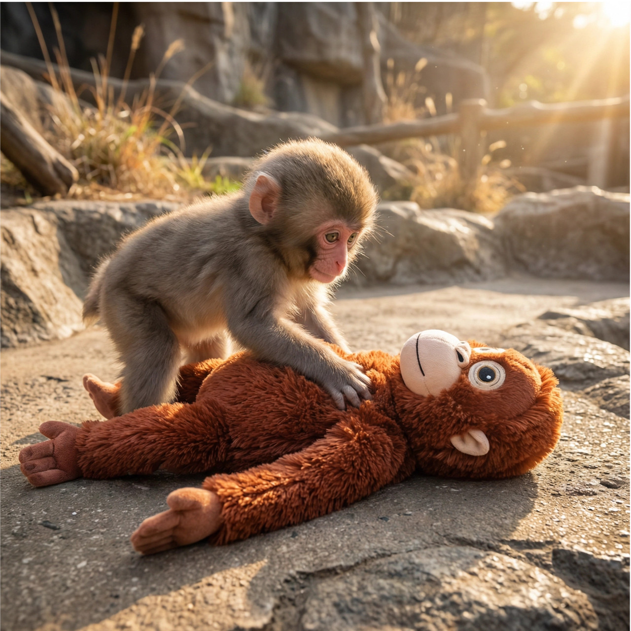 Punch Monkey Orangutan Plush Stuffed Animal - Go Brazen