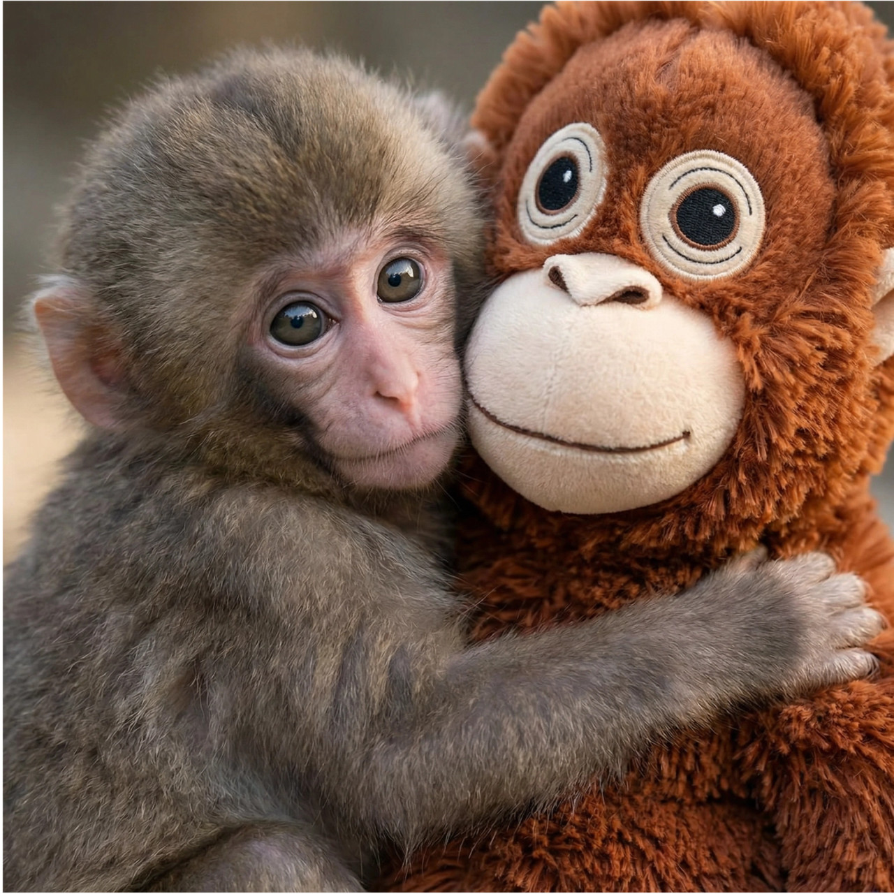 Punch Monkey Orangutan Plush Stuffed Animal - Go Brazen