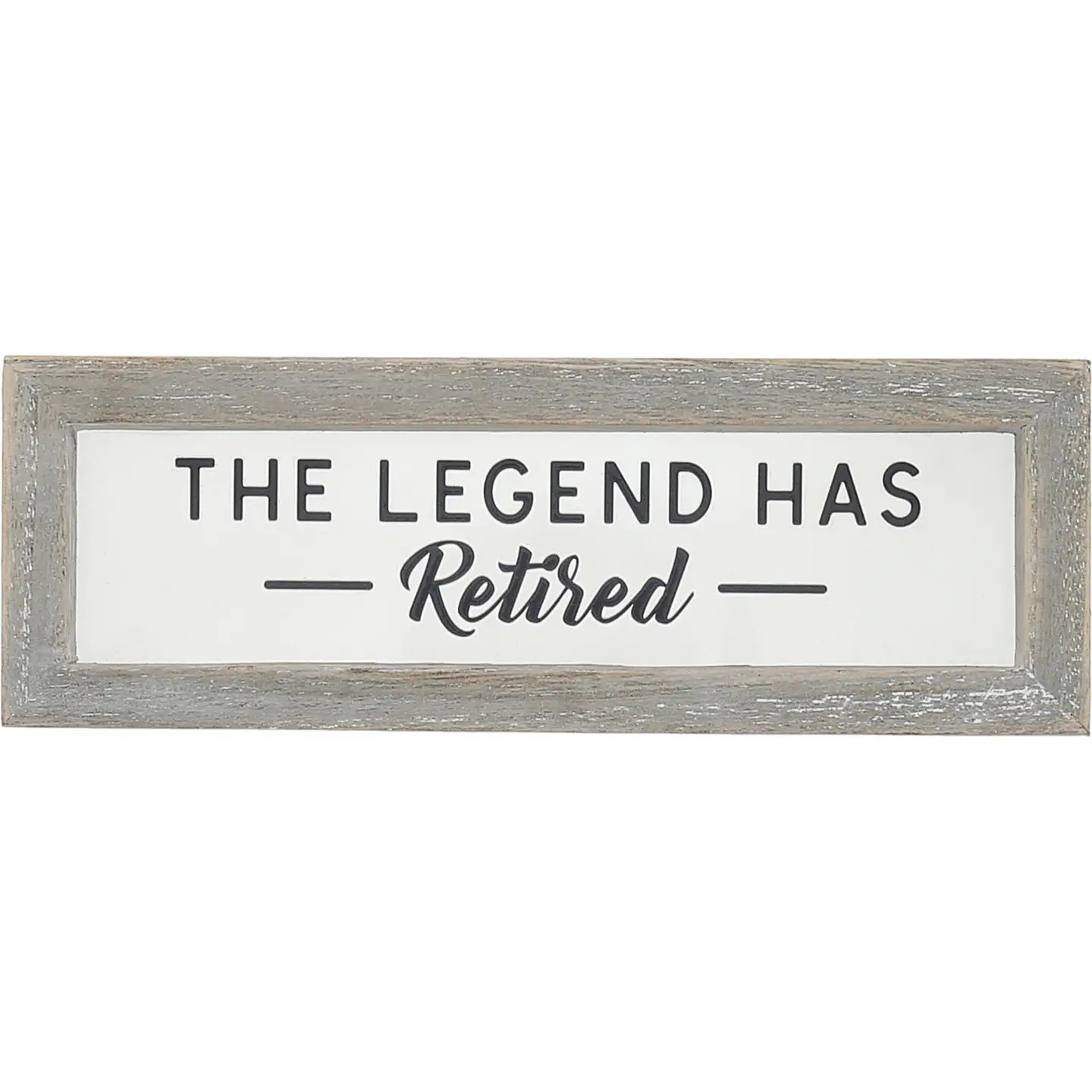 Retirement Gift The Legend Has Retired Sign - Go Brazen
