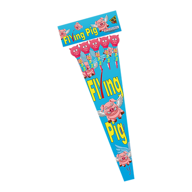 Flying Pig 5 Pack of Large Rockets