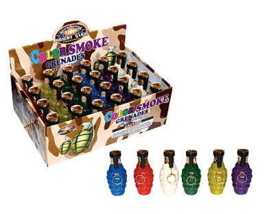 Color Smoke Grenade Pull String Dos Gringos Fireworks