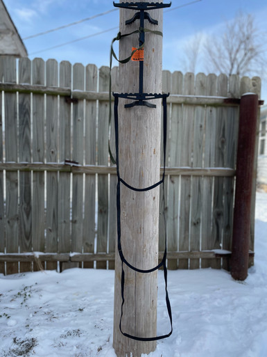 Three-Step Aider for Climbing Sticks, Saddle Hunting