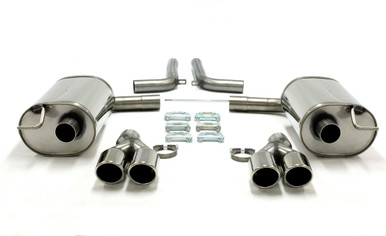 Jetex 46DB8DR Exhaust Back Boxes 57mm Twin Round 80mm Quad A6 C6