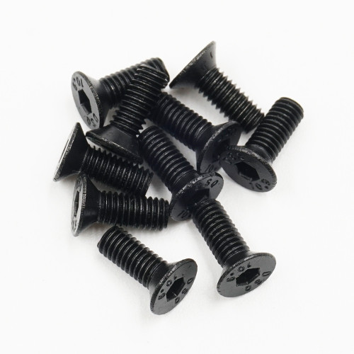 Flat Head Hex Screw 3x10mm 10pcs