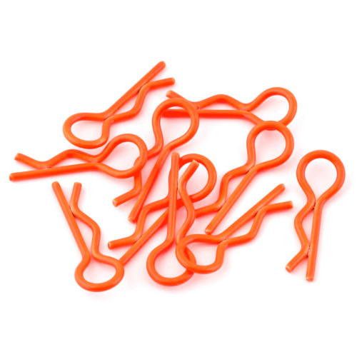 SpeedRC Body Pins/Clips Large Head for 1/10th and 1/12th (10 Pcs) Orange