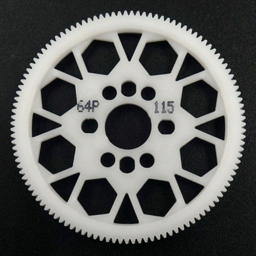 Yeah Racing 115T Delrin Spur Gear 64DP for 1/10th Touring & Drift