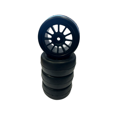 Solaris 1/10 High-Performance Mini Slick Tire Set 40-J (4 pcs/set ...