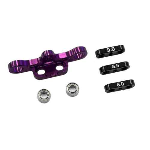 Aluminium Adjustable Ackermann Steering Plate V2 Hara Edition