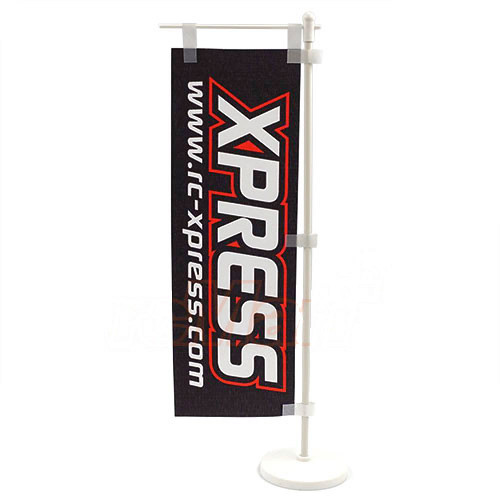 Xpress RC Track Banner 220cm x 80cm - Black