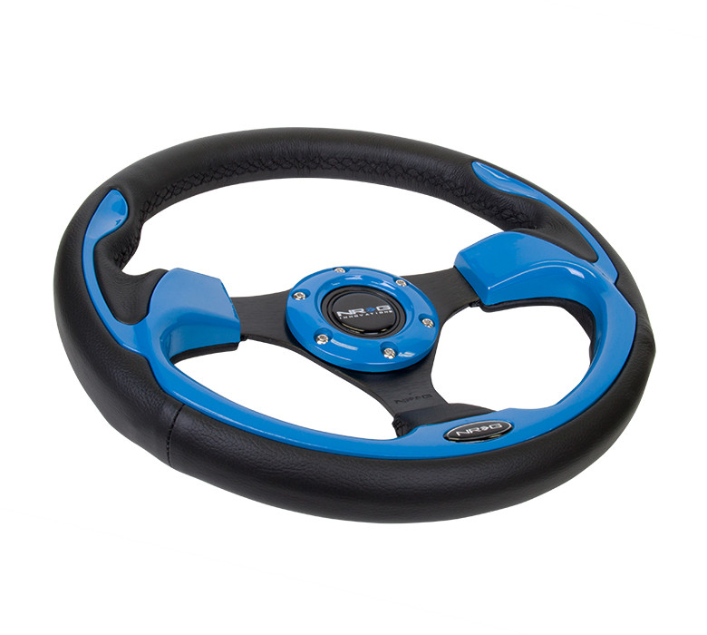 NRG Sport Blue Trim Steering Wheel | MrSteeringWheel