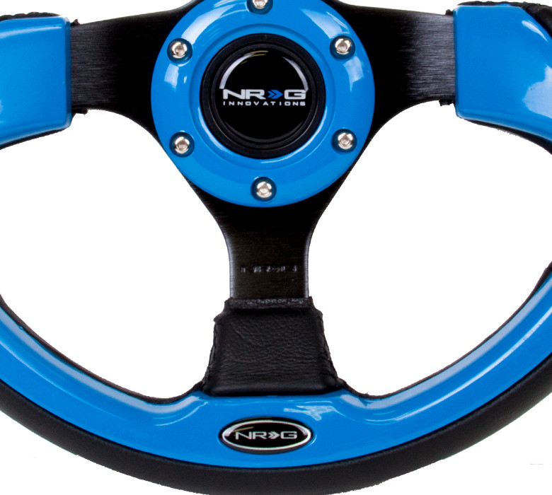 NRG Sport Blue Trim Steering Wheel | MrSteeringWheel