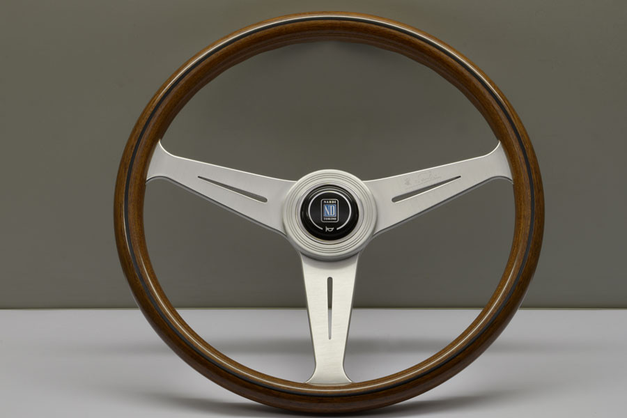 Nardi ND Classic 390mm Wood Silver Steering Wheel | MrSteeringWheel