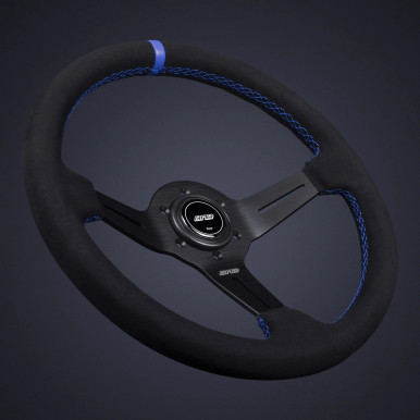 DND Suede Race Wheel Blue | MrSteeringWheel