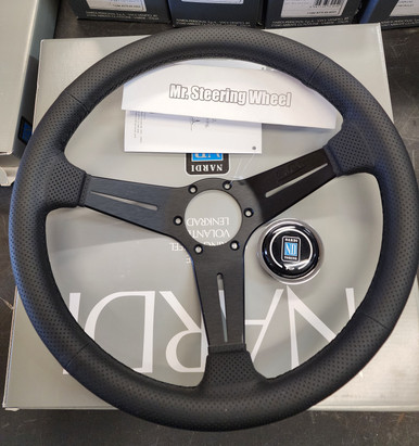 Nardi Deep Corn Black Stitch Steering Wheel | MrSteeringWheel