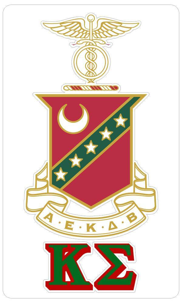Kappa Sigma Crest - Shield Decal - Greek Gear