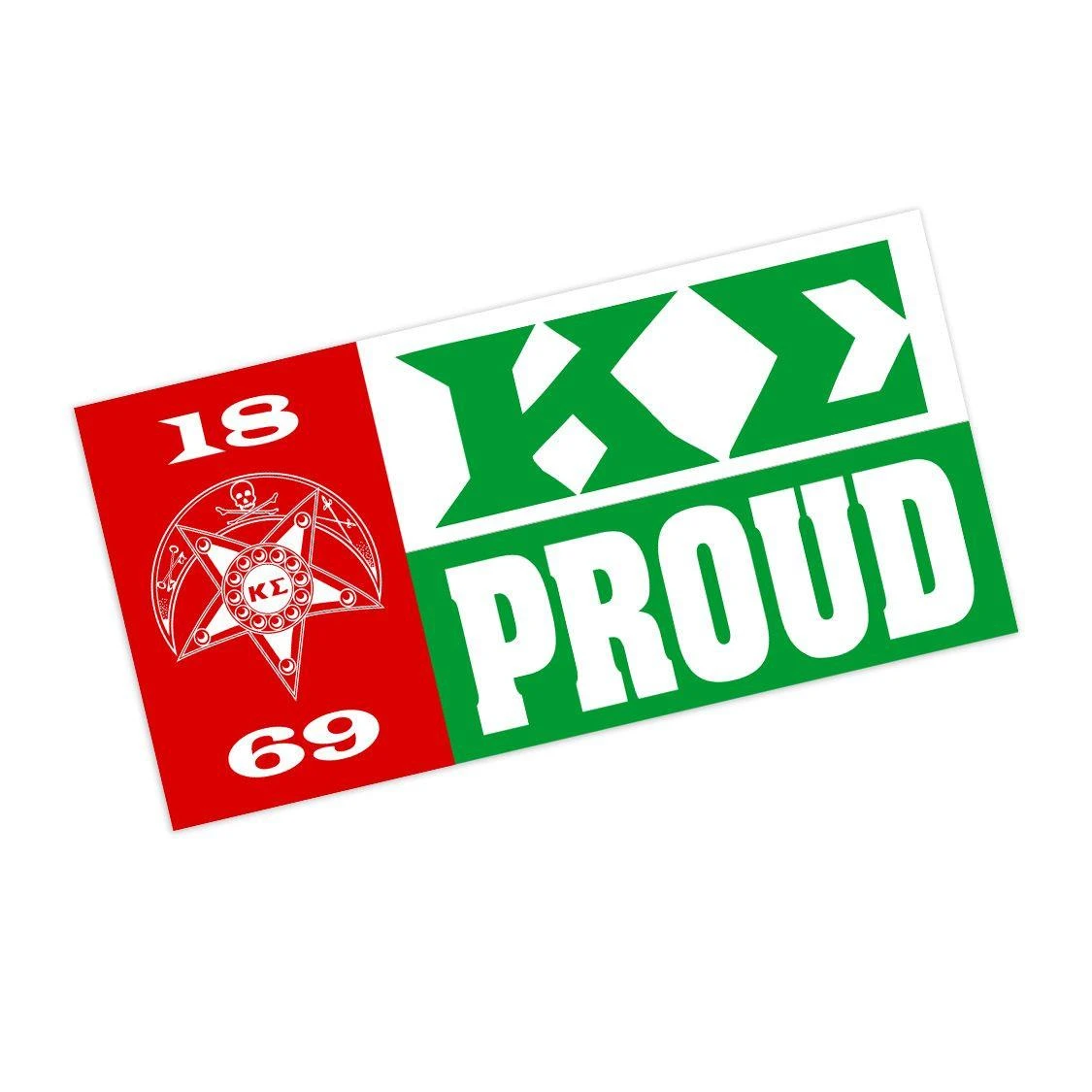 Kappa Sigma Proud Bumper Sticker - CLOSEOUT - Greek Gear
