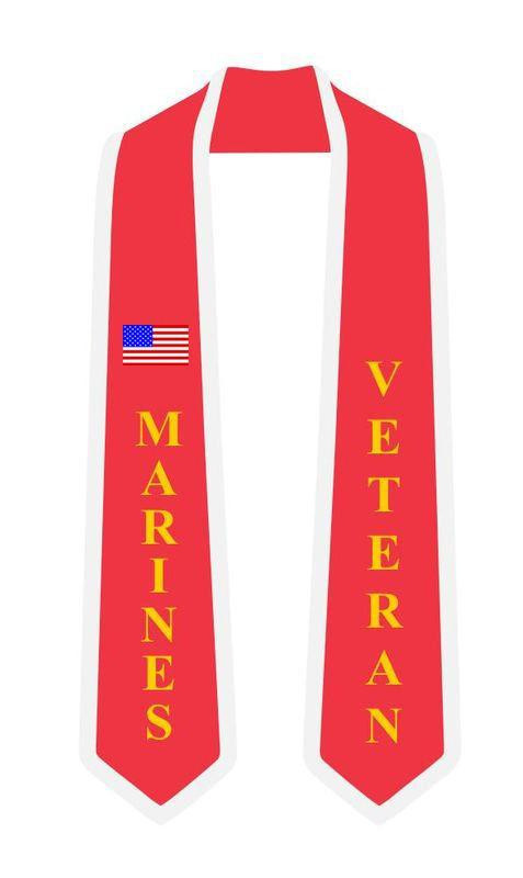Marine Graduation 2 Tone Sash Stole - Greek Gear
